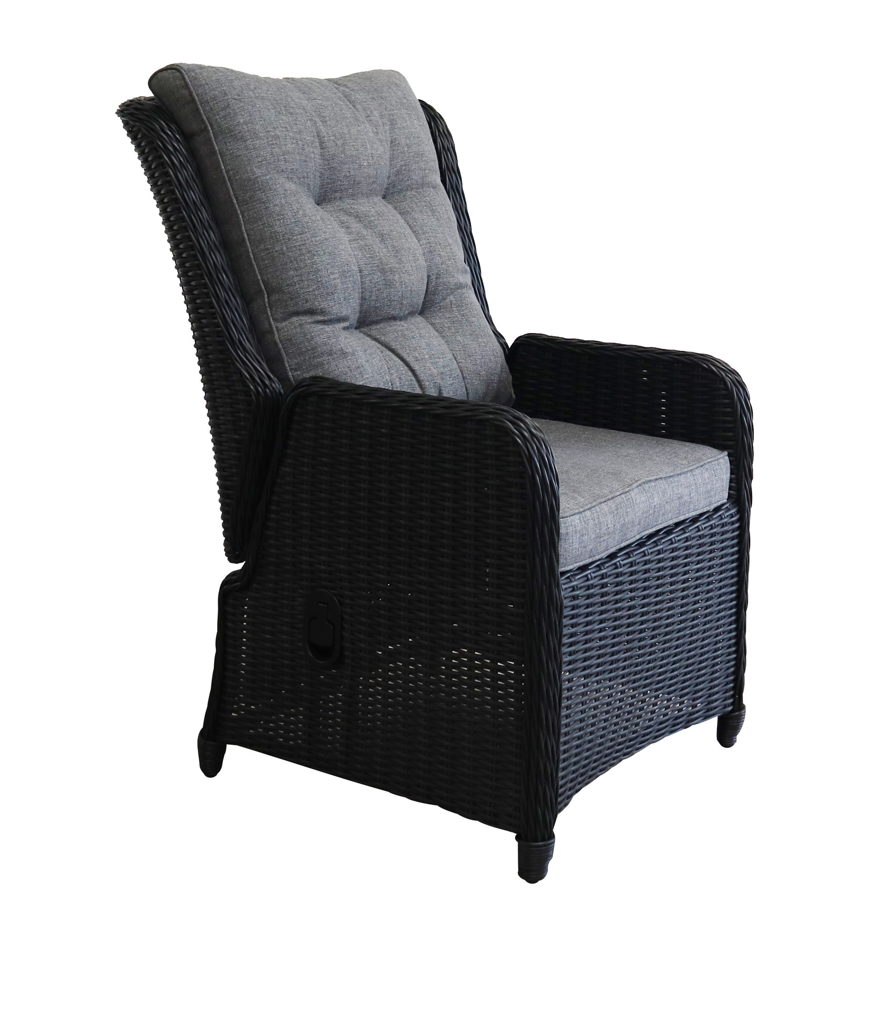 Verstelbare Dining tuinstoel Dublin | Zwart | Wicker